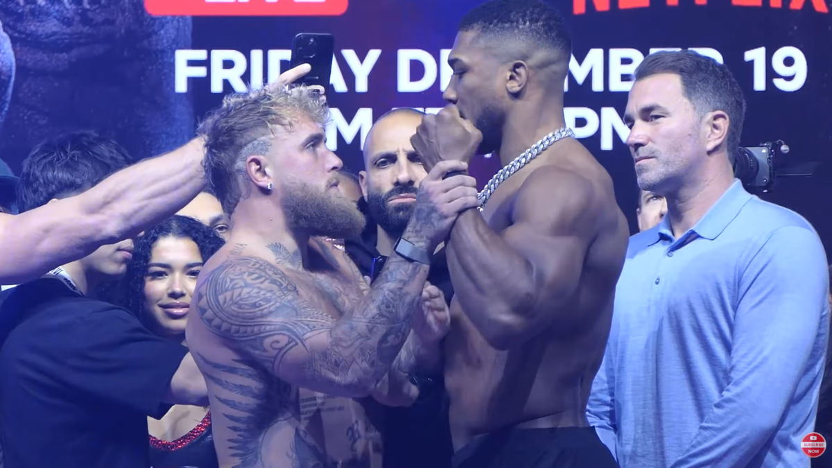 VIDEO: Posledný stret pred zápasom. Paul s Joshuom sa postavili na váhu ...