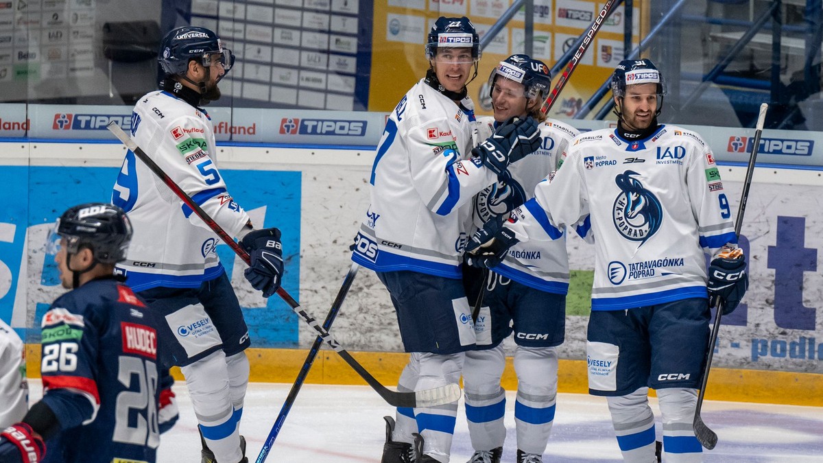 Tipos extraliga: Hokejisti HK Poprad jednoznačne triumfovali nad HKM ...