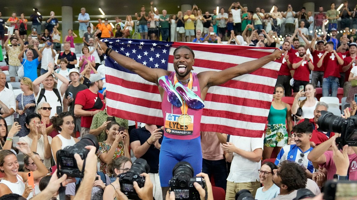 MS v atletike 2023: Noah Lyles získal tretie zlato, uspel aj v štafete ...