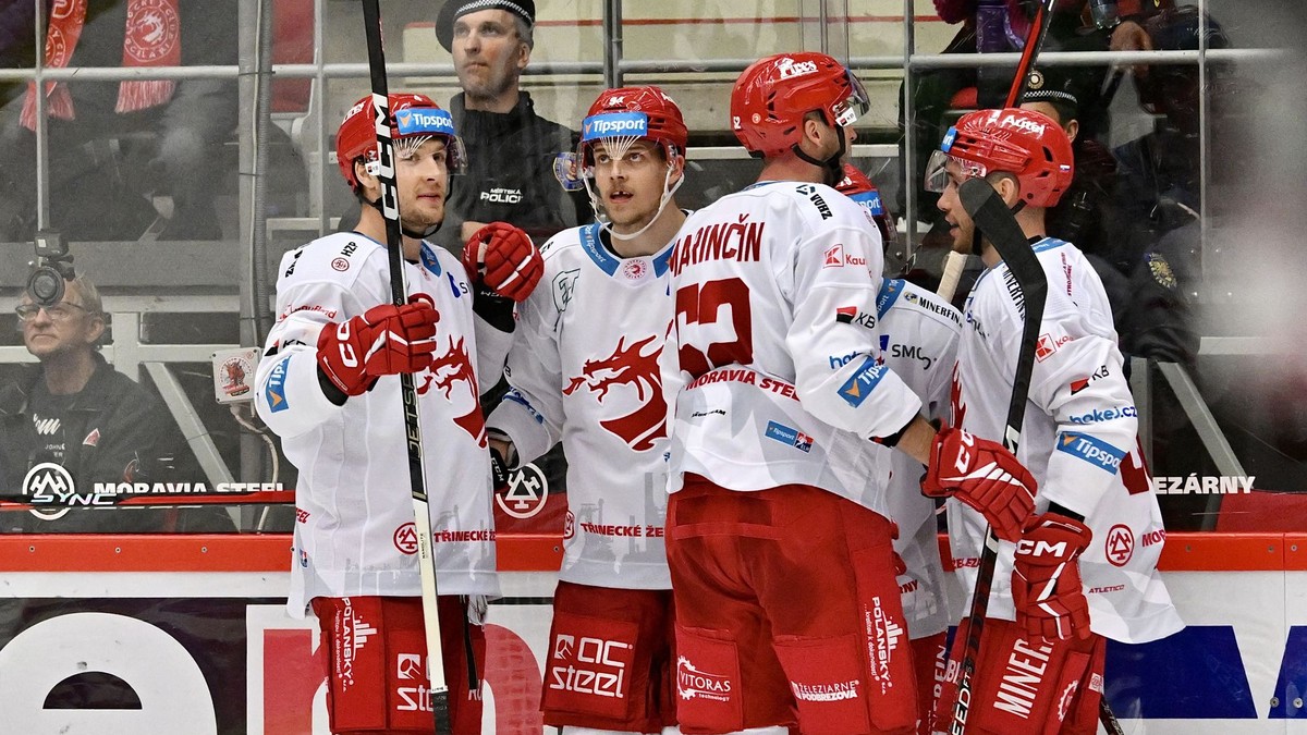 Česká extraliga: Slovenskí legionári v Třinci otočili zápas (43. kolo) | SPORTNET