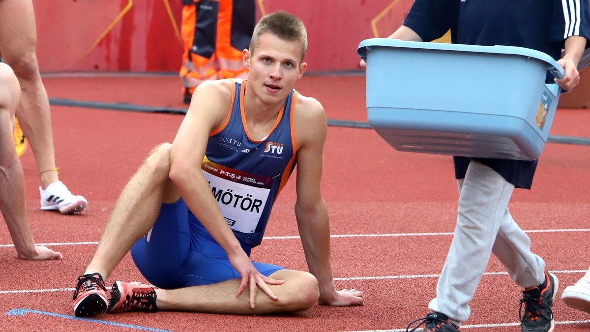 Atletika: Patrik Dömötör zlepšil národný rekord v behu na 400 m | SPORTNET