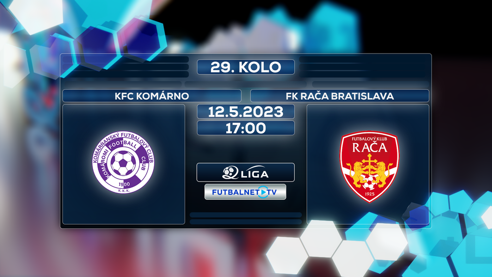 2.liga 2022/2023 29.kolo: KFC Komárno - FK Rača Bratislava | FUTBALNET TV - Slovenský futbal naživo!