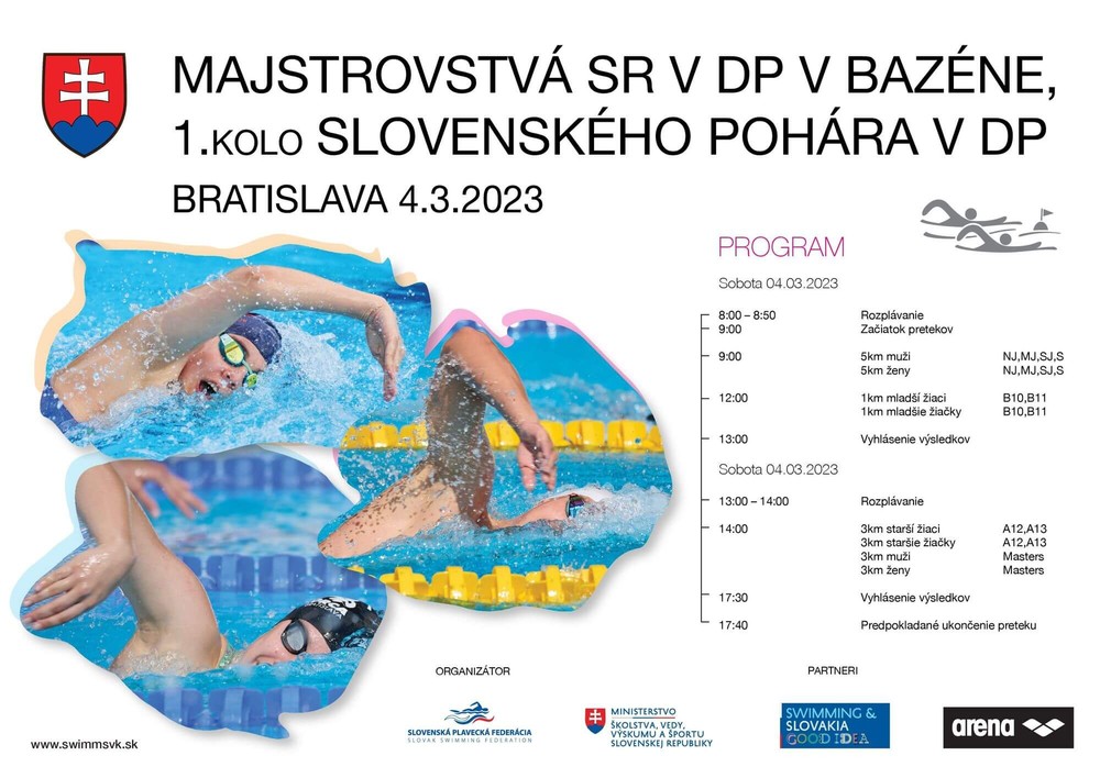 V sobotu na bratislavských Pasienkoch MSR v diaľkovom plávaní v bazéne a 1.kolo SP v diaľkovom ...