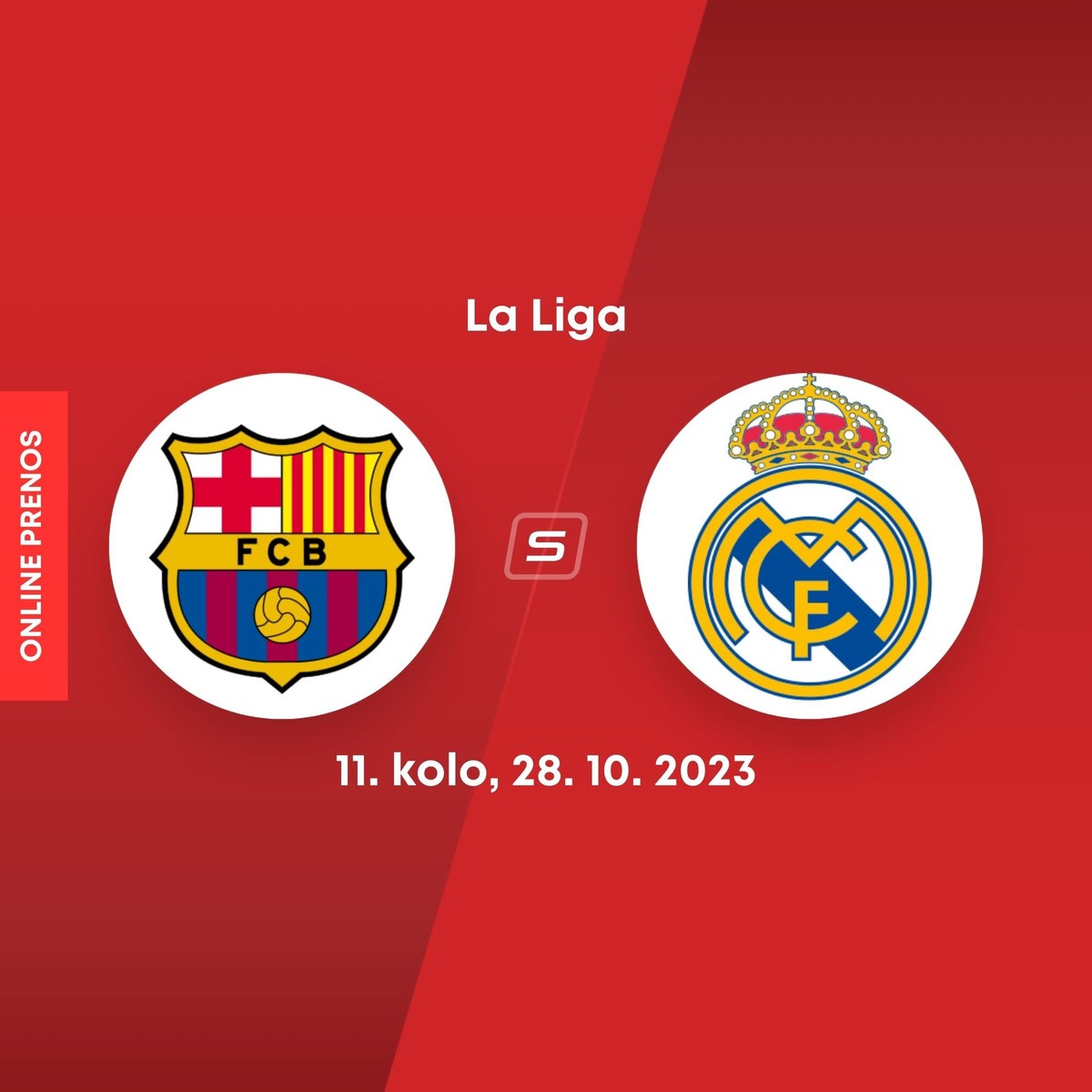FC Barcelona - Real Madrid dnes: ONLINE prenos La Liga LIVE (11. kolo) | SPORTNET