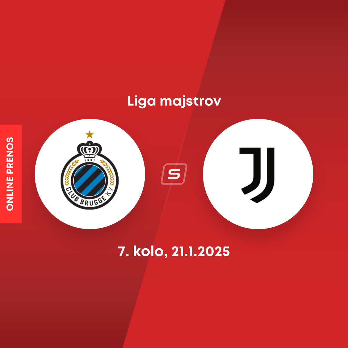 Online: FC Bruggy - Juventus FC: Liga majstrov LIVE (7. kolo) | SPORTNET
