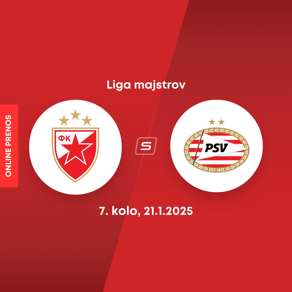 Online: Crvena zvezda - PSV Eindhoven: Liga majstrov LIVE (7. kolo) | SPORTNET