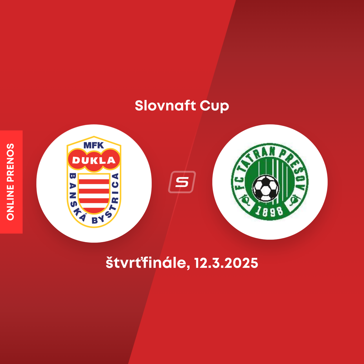 B. Bystrica - Prešov: ONLINE prenos zo štvrťfinále Slovnaft Cupu LIVE ...