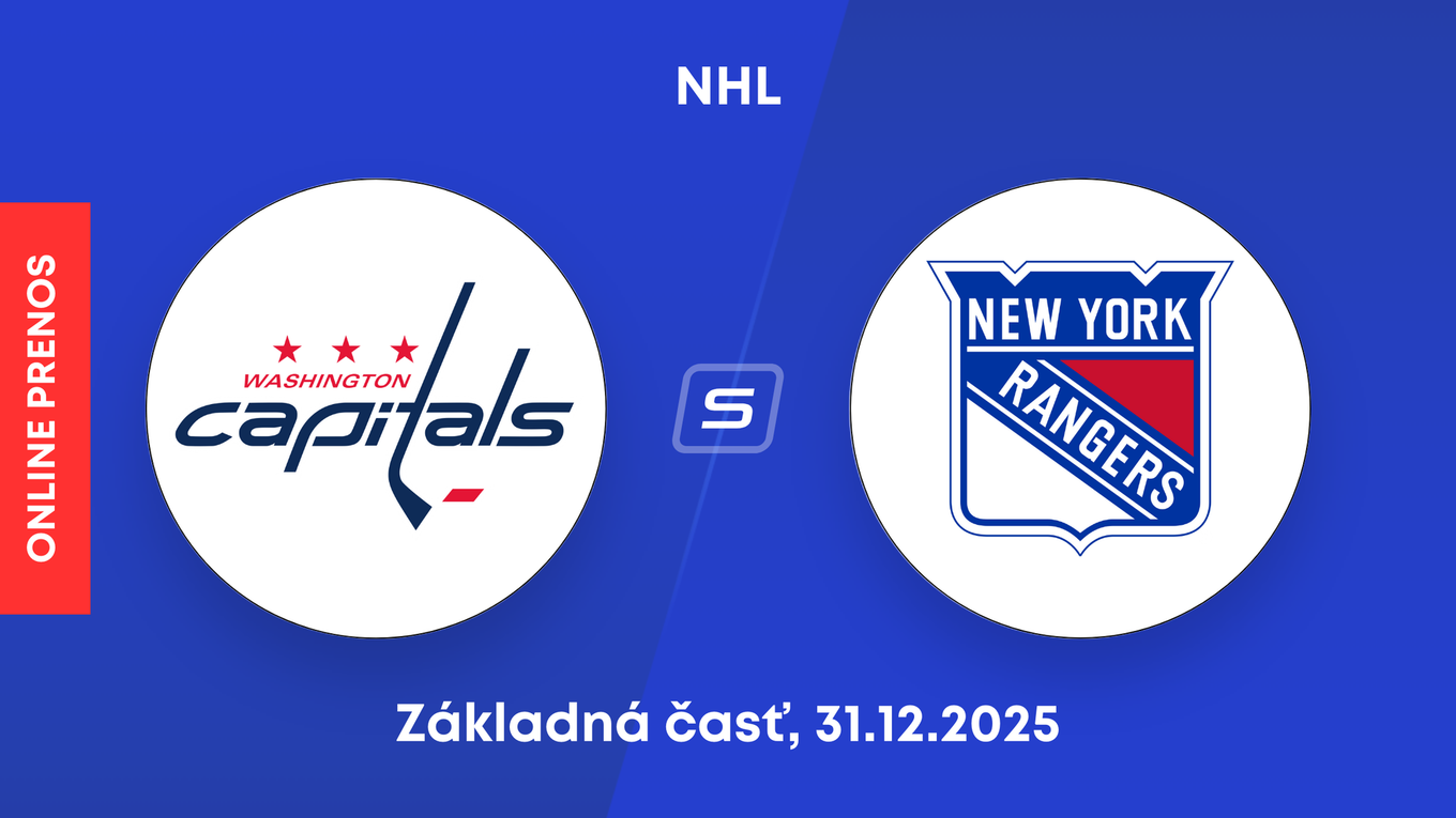 Washington - New York Rangers: ONLINE prenos zo zápasu NHL LIVE ...