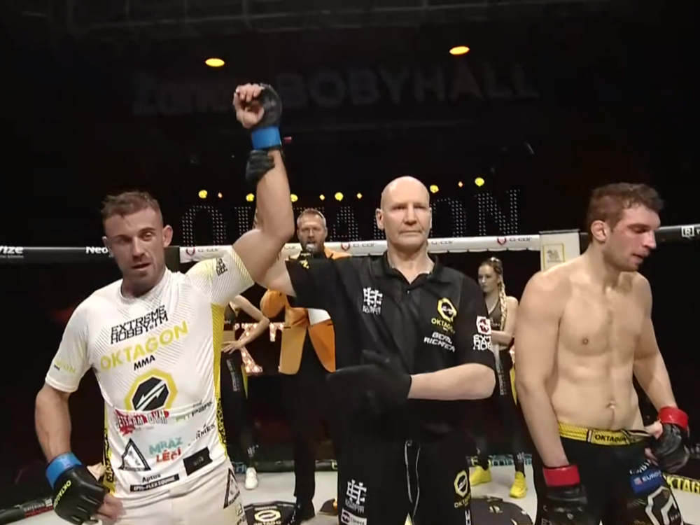 Oktagon 22: Ondřej Raška sa po dvoch rokoch vracia víťazne | SPORTNET