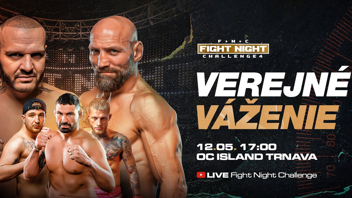 NAŽIVO: Verejné váženie pred podujatím Fight Night Challenge 4 | SPORTNET