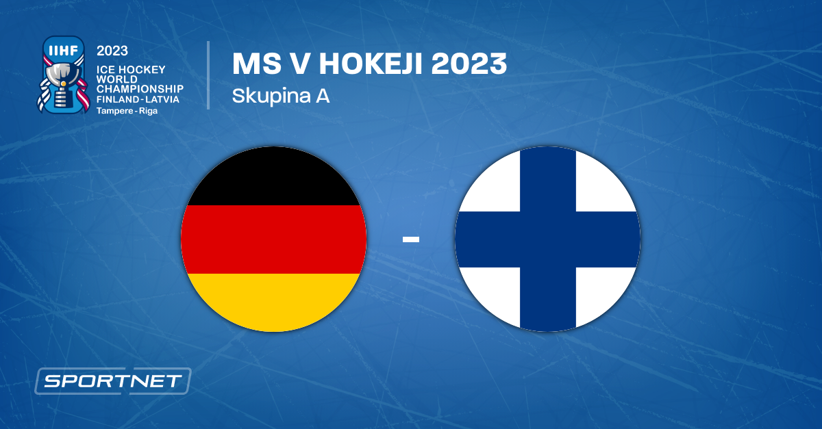 Nemecko : Fínsko - Zápas - MS v hokeji 2023 | SPORTNET