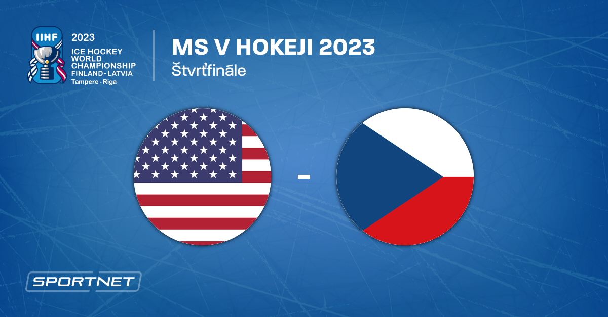 USA : Česko - Zápas - MS v hokeji 2023 | SPORTNET