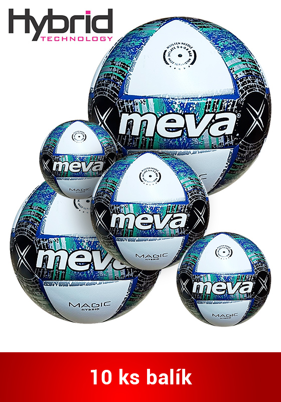ZÁPAS - LOPTA JUNIOR MEVA MAGIC SUPER HYBRID Balík/10ks | Futbalnet.shop