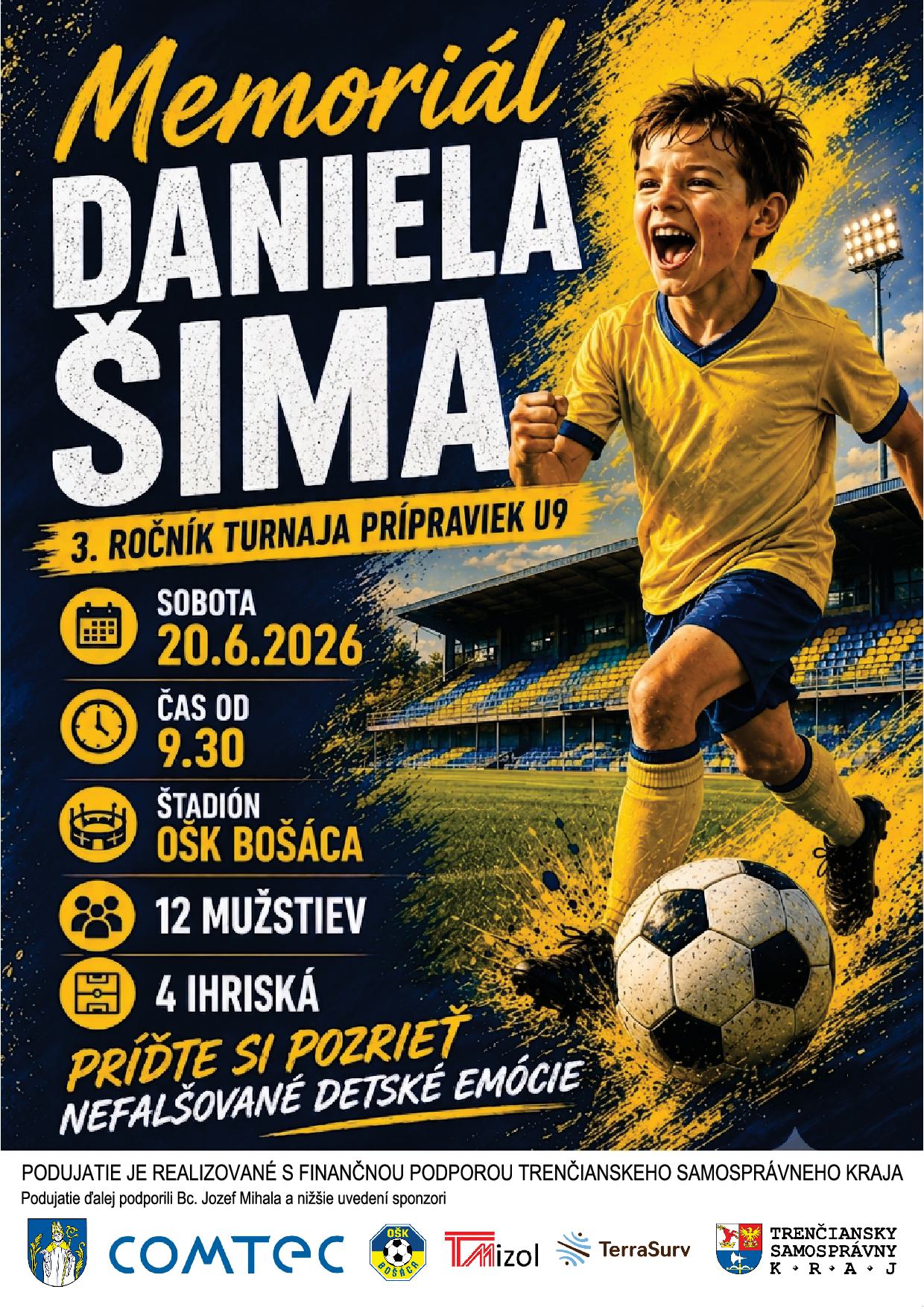 Memoriál DANIELA ŠIMA | SPORTNET
